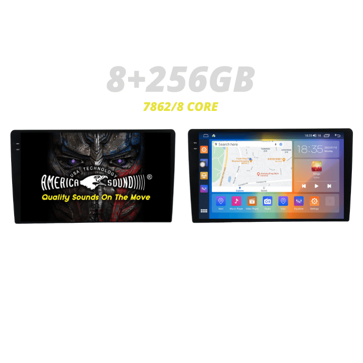 America Sound 8+256GB QLED DSP 7862 8 Core 4G Car Android Player – A92K ...